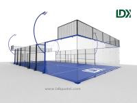 China Professional Outdoor Panoramic Padel Court for Schools, Universities & Sports Centers for sale