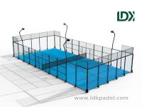 China Full Package Panoramic Glass Padel Court with Complete Accessories for Sports Projects for sale