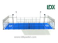 China Full Package Panoramic Glass Padel Court with Complete Accessories for Sports Projects for sale