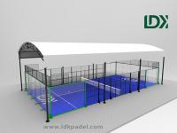 China Split Canopy Padel Court | Outdoor Covered Padel Court for Clubs & Resorts for sale