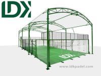 China Panoramic Padel Court with Roof for Outdoor Sports Clubs for sale