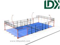 China Professional Glass Fin Panoramic Padel Court | Commercial Padel Court Manufacturer for sale