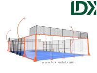 China Professional Glass Fin Panoramic Padel Court | Commercial Padel Court Manufacturer for sale