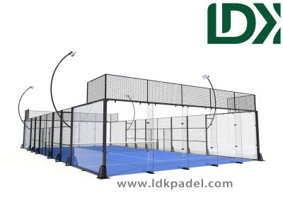 China Modern Panoramic Glass Padel Court | Professional Padel Tennis Court for sale