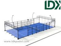 China Modern Panoramic Glass Padel Court | Professional Padel Tennis Court for sale