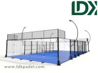 China Modern Panoramic Glass Padel Court | Professional Padel Tennis Court for sale