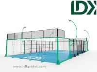 China Professional Panoramic Padel Court with Custom Color Options for sale