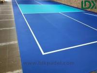 China Modular Interlocking Padel Court PP Flooring Tiles Sports Surface for Club Gym for sale
