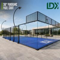 China 360° Panoramic Padel Court with 12mm Tempered Glass and Durable Steel Structure for Commercial Sports Venues for sale