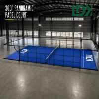 China 360° Panoramic Padel Court with 12mm Tempered Glass and Durable Steel Structure for Commercial Sports Venues for sale