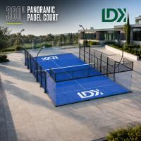 China 360° Panoramic Padel Court with 12mm Tempered Glass and Durable Steel Structure for Commercial Sports Venues for sale