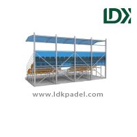 China Commercial Spectator Seating Stand with Roof | 74-Seat Grandstand for sale