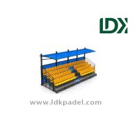 China Commercial Spectator Seating Stand with Roof | 74-Seat Grandstand for sale