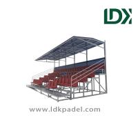 China Commercial Spectator Seating Stand with Roof | 74-Seat Grandstand for sale