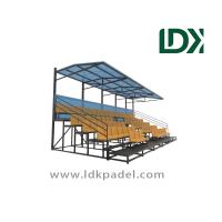 China Commercial Spectator Seating Stand with Roof | 74-Seat Grandstand for sale