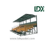 China Commercial Spectator Seating Stand with Roof | 74-Seat Grandstand for sale