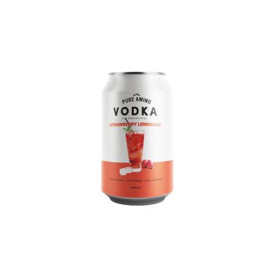 China 500ml Strawberry Lemonade Vodka Mix Alcoholic Beverage Canning with 0-40% Alcohol Content Options for sale