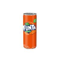 China 325ml Fanta Orange Carbonated Beverage Aluminum Can - 3.6% Brix Low-Fat Fruit Flavor Drink for sale