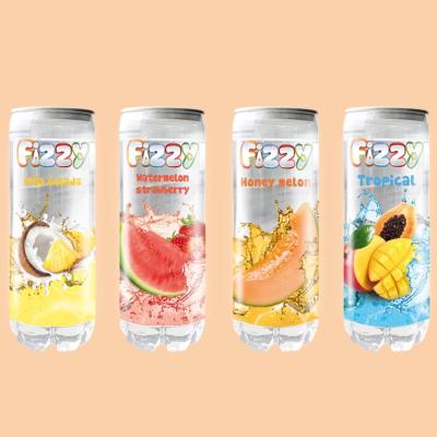 China Coconut Flavor Yellow Can Soda - Low-Fat Carbonated Beverage with 3.6% Brix Level for Bottling Applications for sale