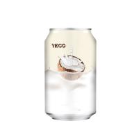 China Custom Aluminum Beverage Cans 500ml Capacity 0.2mm Thickness for Green Tea and Coconut Drinks for sale
