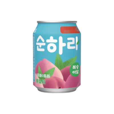 China 238ml Zero Sugar Zero Fat Peach Juice with Pulp - 18 Month Shelf Life Bottled Drink OEM Service for sale