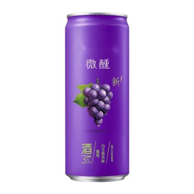 China Custom Logo Grape Brandy Cocktail Canned Alcoholic Beverage 250-500ml OEM for sale