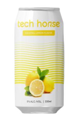 China OEM Lemon Cocktail Beverage 330ml Can 5% Alcohol Content Custom Labeling Service for sale