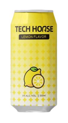 China Lemon Flavor OEM Alcoholic Beverage 330ml Cans 5% ALC/VOL Custom Labeling for sale
