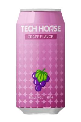 China OEM Grape Flavor Alcoholic Beverage 330ml Cans 5% ALC/VOL with Custom Labeling for sale