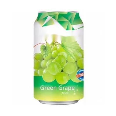 China 16oz Aluminum Can Aloe Vera Green Grape Juice - 100% Pure Natural Energy Drink with Fruit Extracts for sale