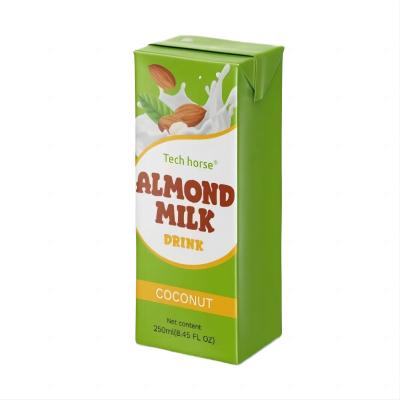 China 250ml Almond Milk Drink Coconut Flavor OEM ODM Private Label Soft Drink Bottling for sale