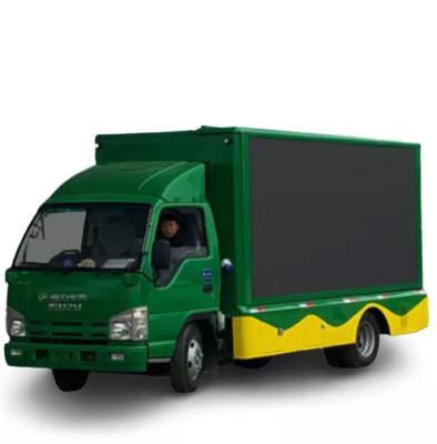 China Mobile Digital LED Billboard Truck P4 P5 P6 4x2 Traction System Outdoor for sale
