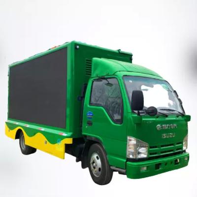 China 1.5m LED Billboard Truck 98hp P5 P6 P4 Mobile LED Display Truck For Live Shows for sale