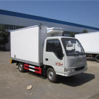 China Gasoline Fuel Type Refrigerator Box Truck Van 110km/H JAC for sale