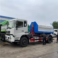 China Dongfeng Hook Lift Arm Roll Garbage Truck 10 Ton 4 - 10m3 for sale