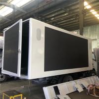 China 18ft P6 LED Box Truck Full Color 3 Sides Digital Mobile Billboard Advertising for sale