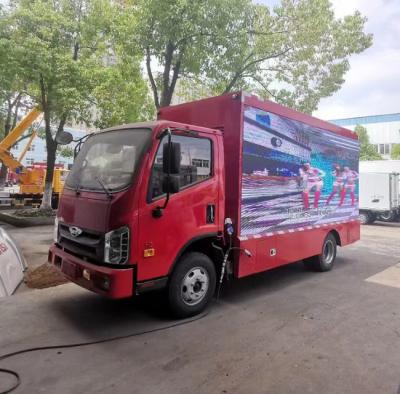 China Frameless Advertising Billboard Hydraulic Control For Truck Outdoor Live Show for sale