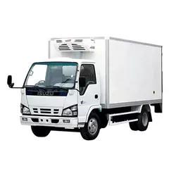 China Seafood Small Refrigerator Box Truck 130hp 95km/h Manual Transmission for sale