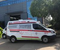 China 4*2 Medium Duty Ambulance Emergency Rescue Car With Medical Equipments ISO for sale