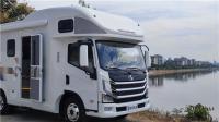 China Motorhome Camper RV Caravan Van Fiberglass With Diesel Engine Automatic Transmission for sale