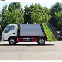 China Foton 115hp Waste Compactor Truck 4X2 6 Wheels Garbage Bin Truck for sale