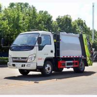 China Foton Euro 4 Rear Loader Garbage Truck Diesel Garbage Truck With Compactor for sale