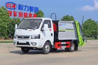 China 6cbm Compactor Garbage Truck 136HP  Waste Garbage Collection And Transportation for sale