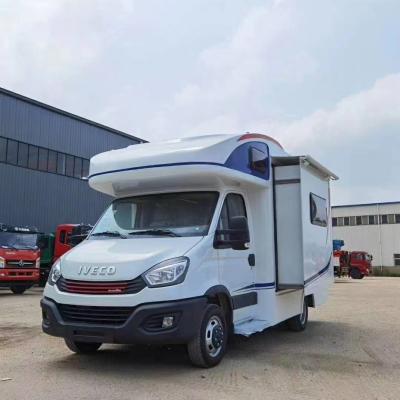 China Travel Trailer RV Caravan Van for 4-6 People Max Payload 1500kg for sale