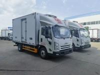 China 2 Axles Vaccine Refrigerator Box Truck 110km/H 4x2 Mini Freezer Truck for sale