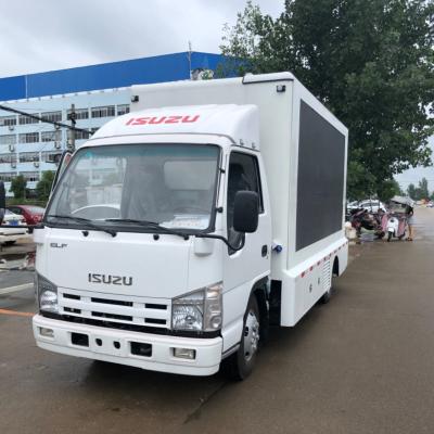 China Isuzu P5 P6 P4 Truck Mounted Led Display 3840*1728mm Mobile LED Screen Trailer 102HP for sale