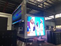 China Customized 3 Sides P6 High Brightness LED Display Box Mounted On Truck for sale