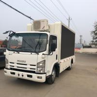 China P4 P5 P6 LED Digital Screen ISUZU Billboard Advertising Truck for sale