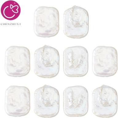China Hot Sale Rectangle Square Shape Pearl Baroque Pearl Irregular Shape Natural Freshwater Pearl for sale