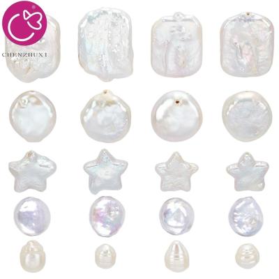 China Jewelry 14-15mm Rectangle White Freshwater Pearl Necklace High Quality Natural Loose Pearls Wholesale Price for sale